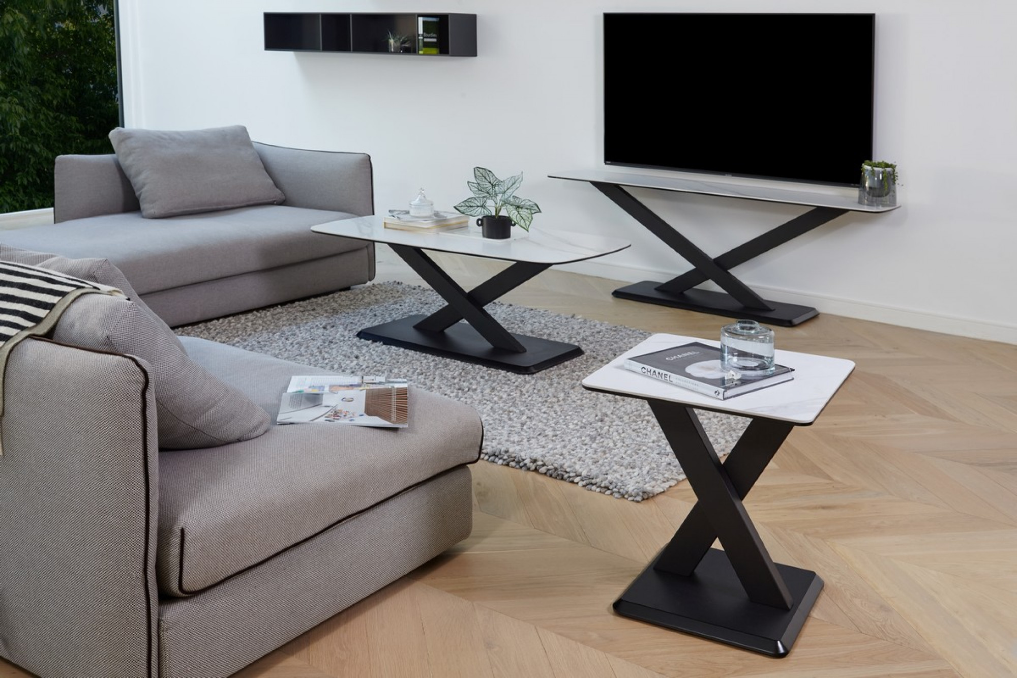 Artemis Console Table - White Moonstone buy in Australia - Vetro