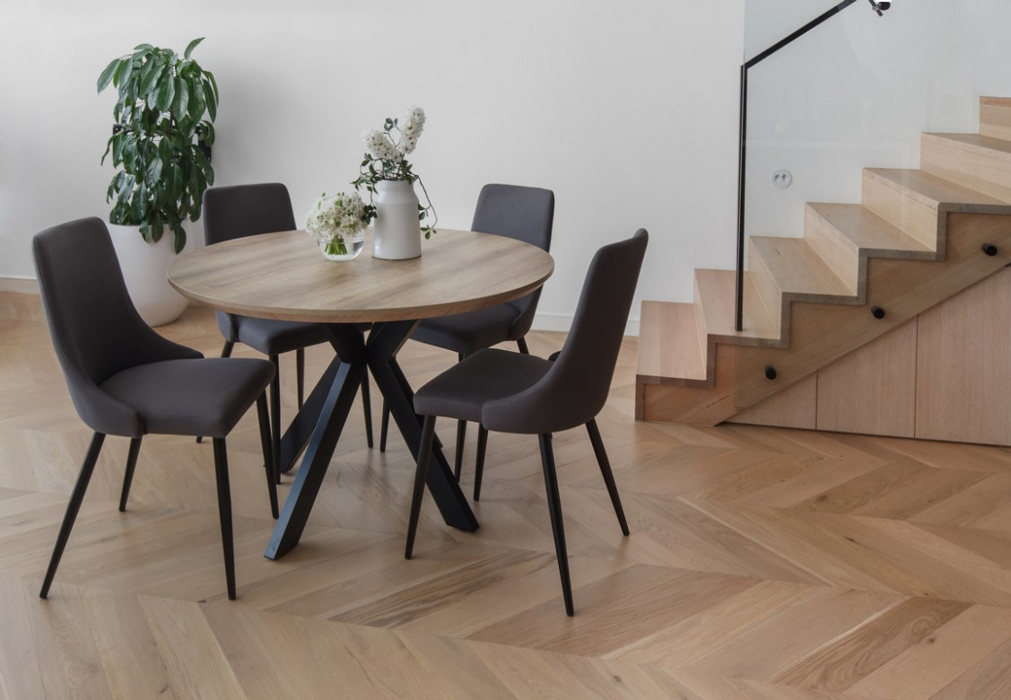 Atlas Scratch Resistant Dining Table Oak Sonoma buy in Australia - Vetro