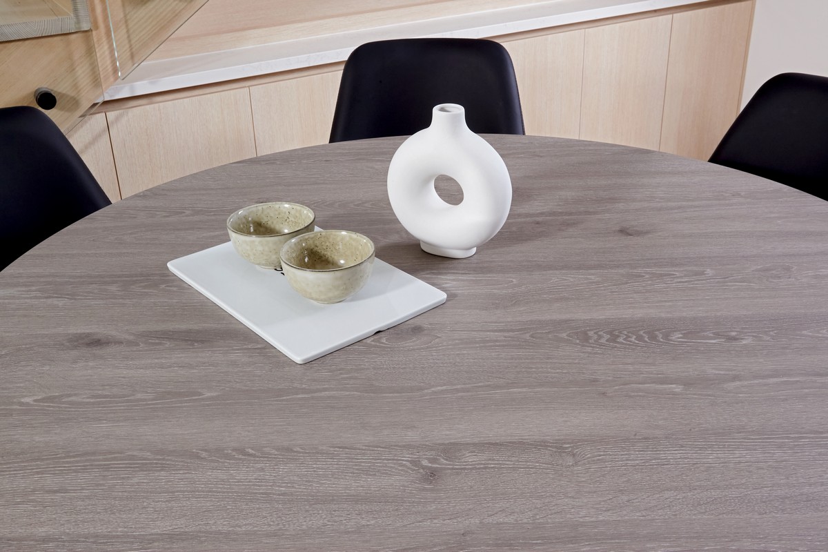 Atlas Dining Table Grey Oak buy in Australia - Vetro