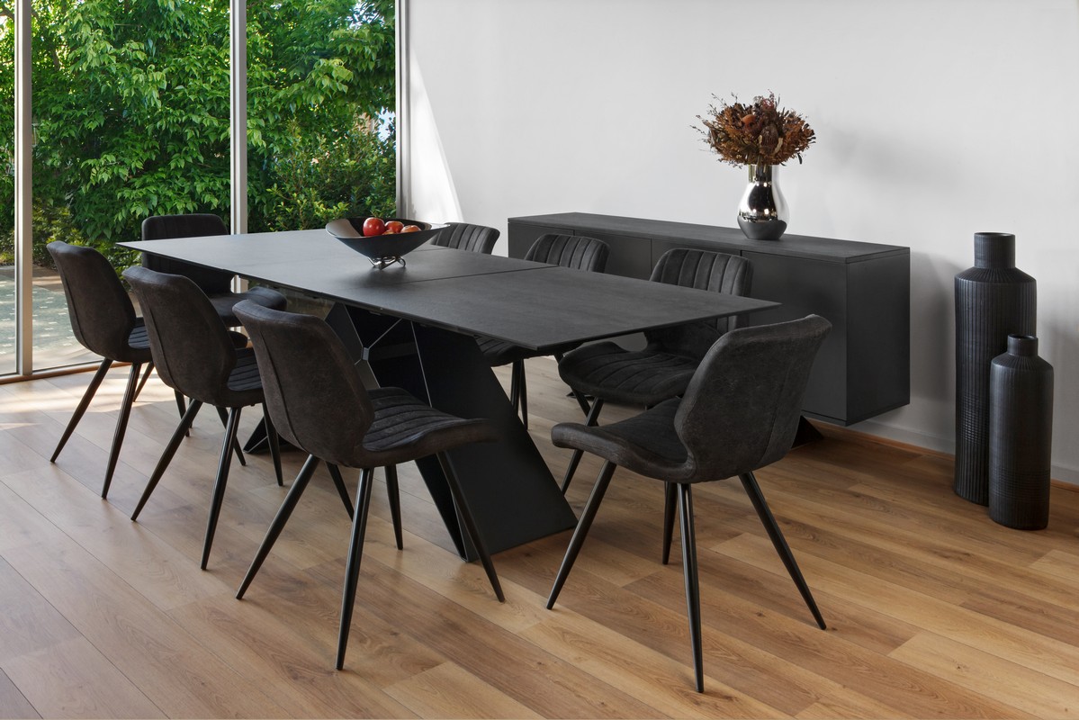Otto Extension Dining Table Shadow Grey buy in Australia - Vetro