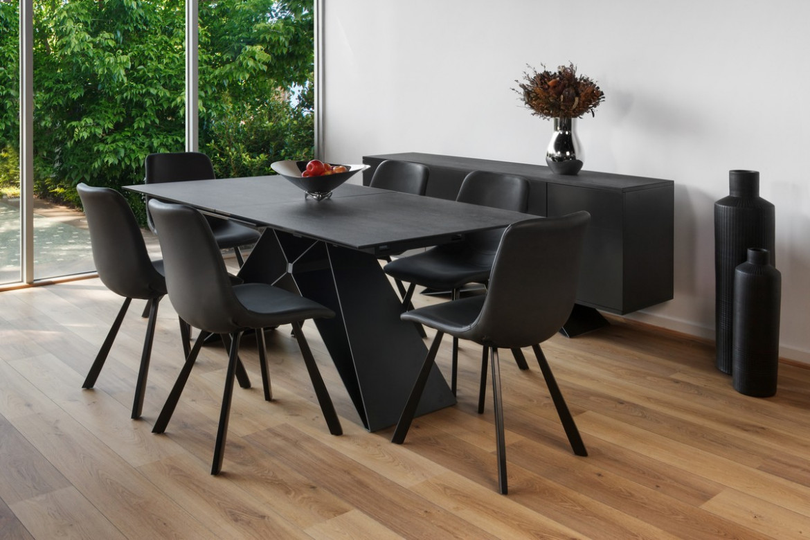 Otto Extension Dining Table Shadow Grey buy in Australia - Vetro