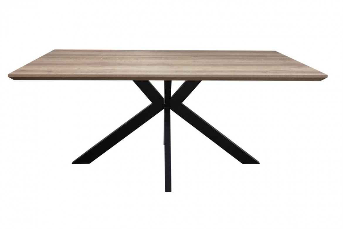 Tivoli Scratch Resistant Dining Table Oak Sonoma buy in Australia - Vetro