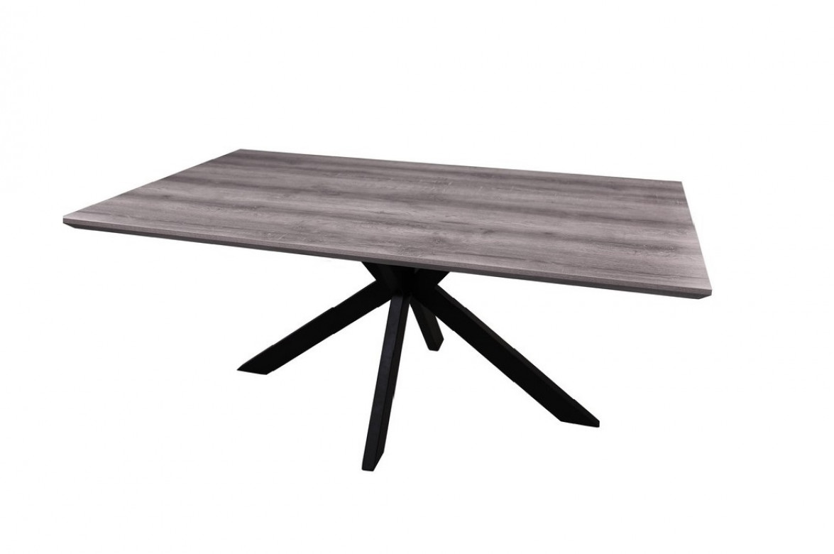 Tivoli Scratch Resistant Dining Table Oak Sonoma buy in Australia - Vetro