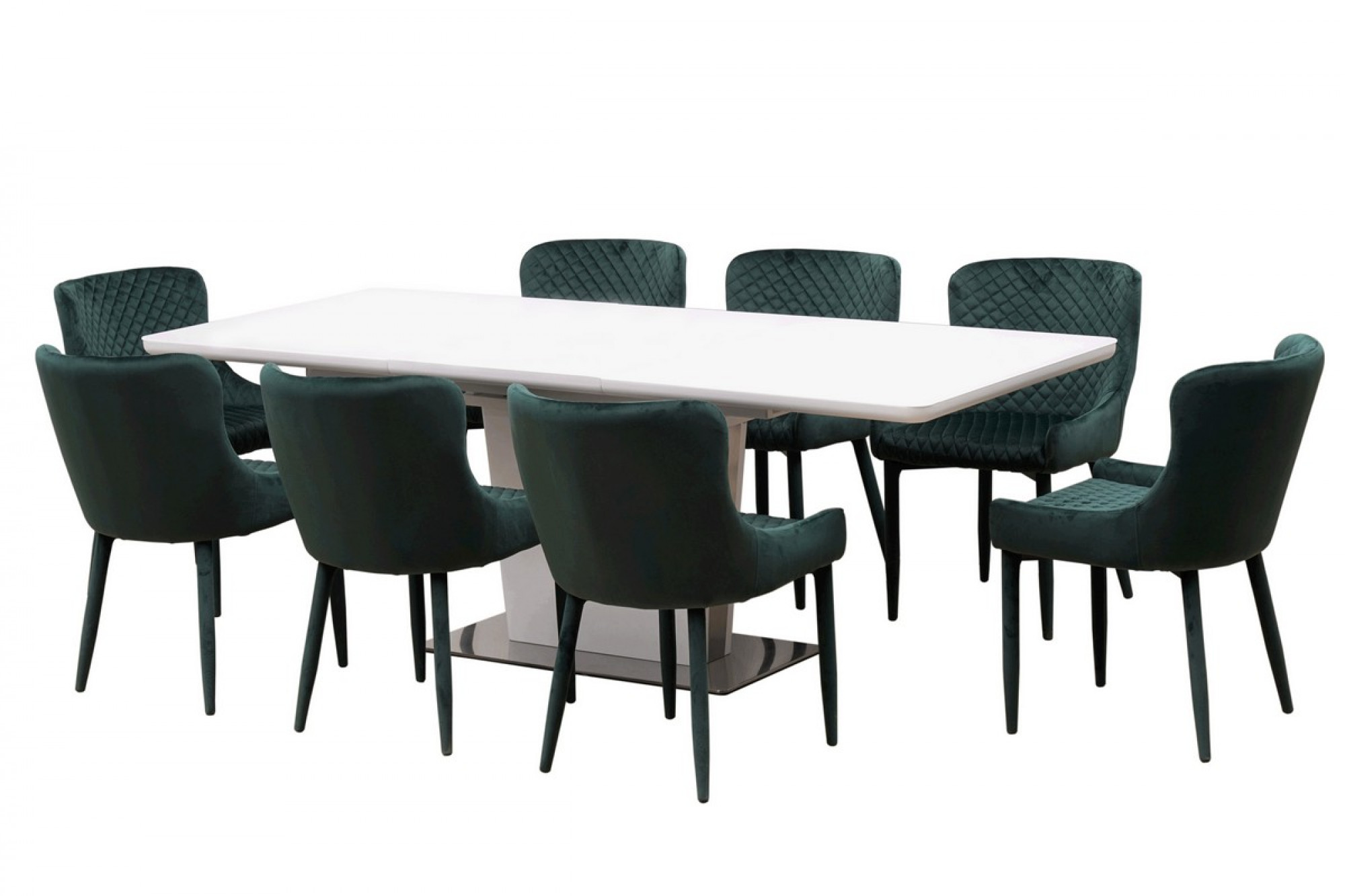 Verona Extension Dining Table White buy in Australia - Vetro