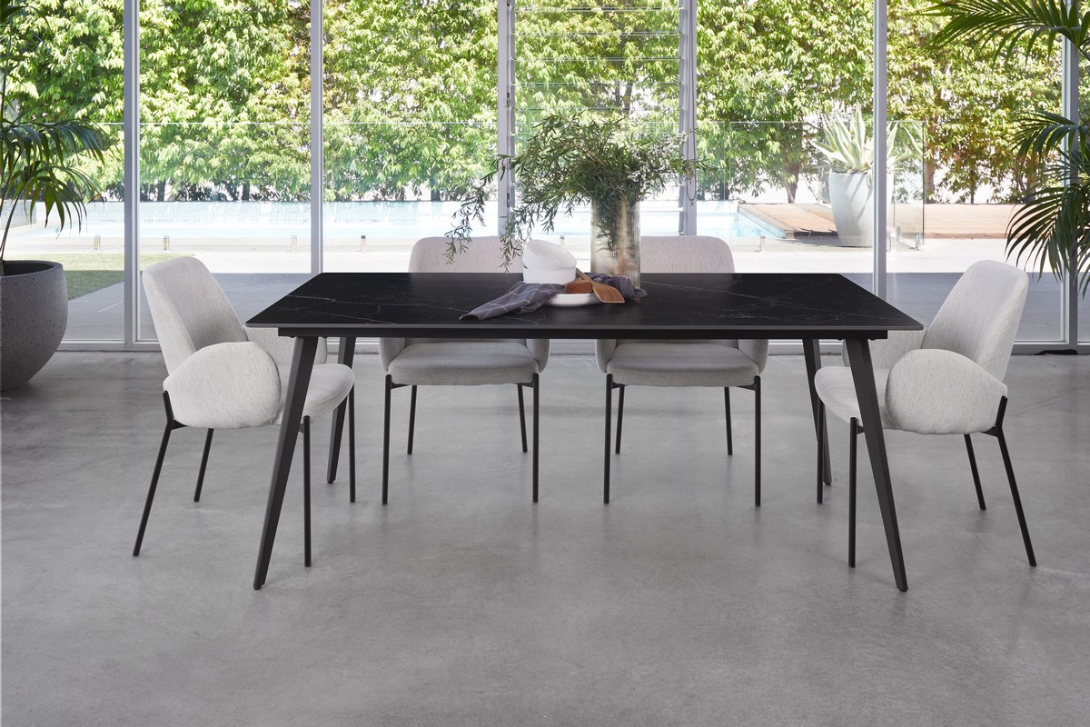 Sara Dining Table Shakespeare Black buy in Australia - Vetro