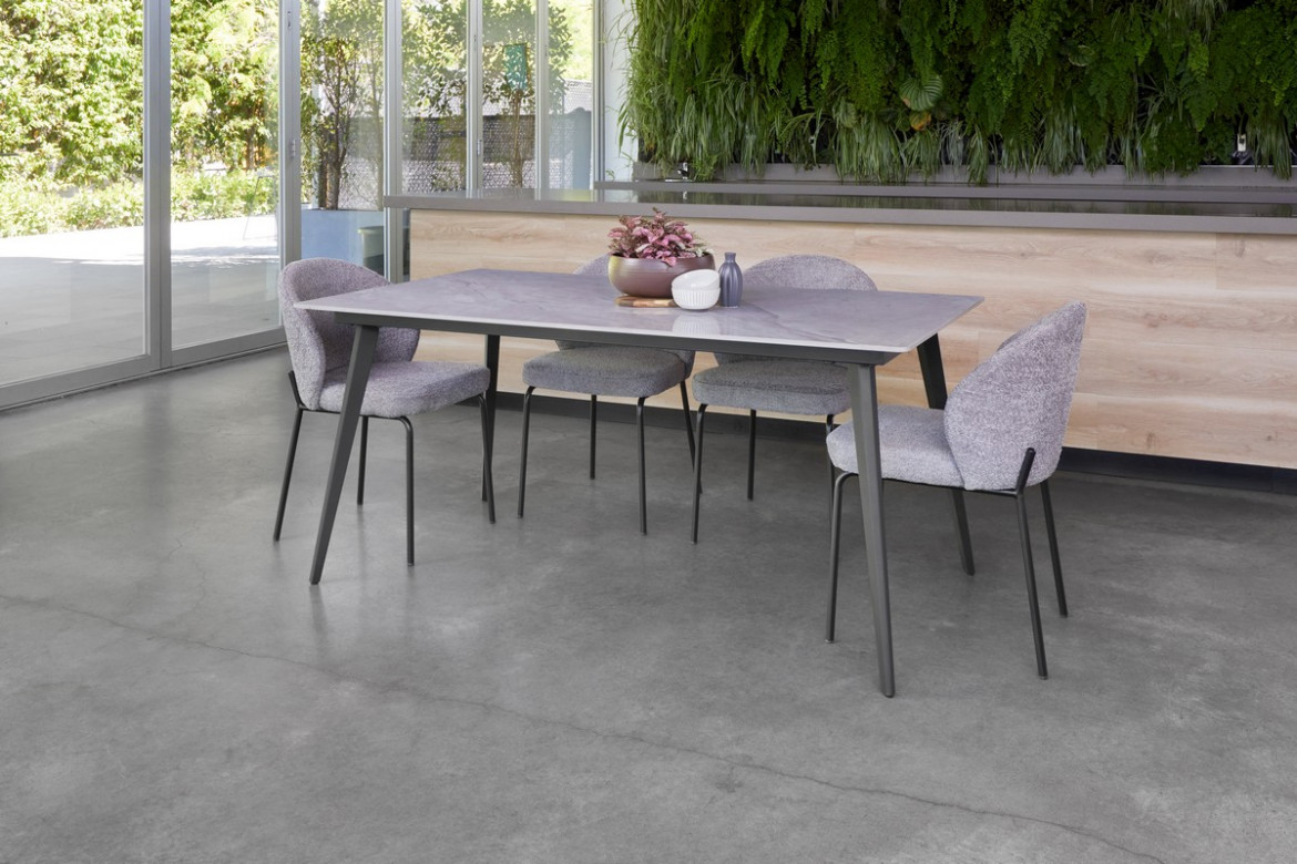 Eva Dining Table Rebecca Grey buy in Australia - Vetro