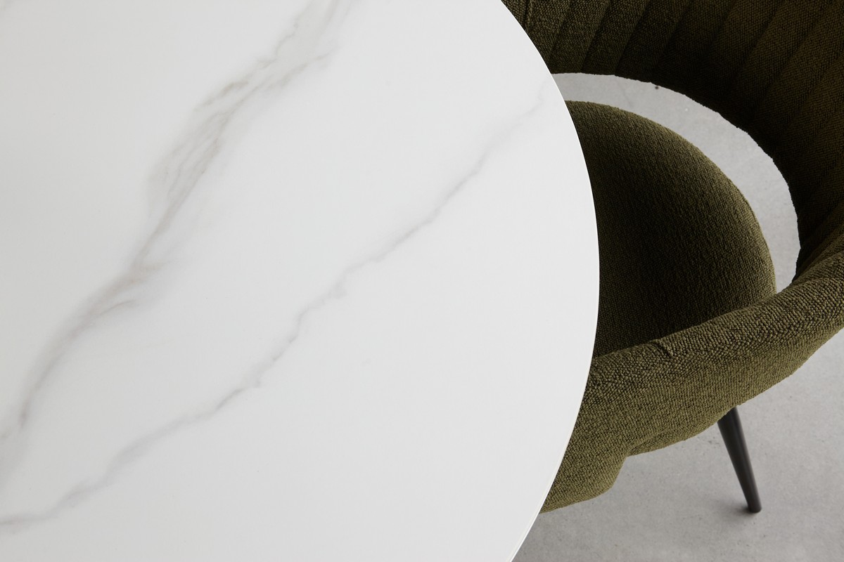 Windsor Dining Table Snow White Ceramic buy in Australia - Vetro