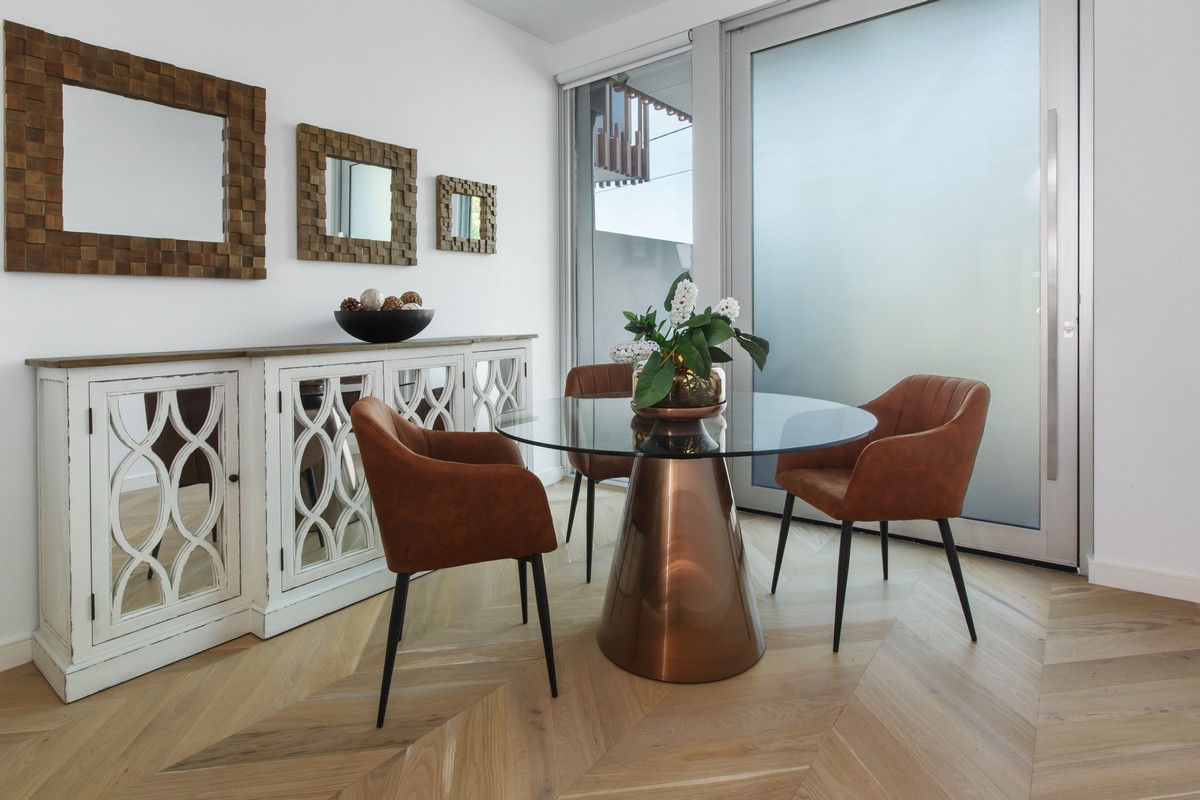 Cooper Dining Table Copper buy in Australia - Vetro